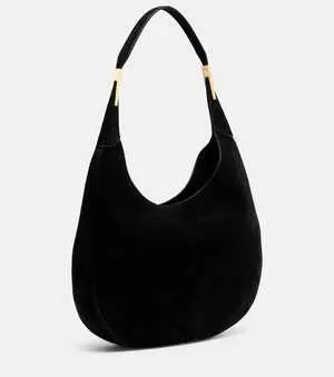 Savette Florence Large Suede Shoulder Bag