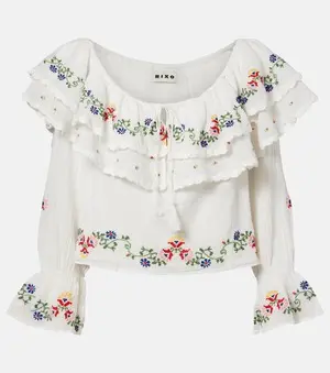 Rixo Embroidered Blouses