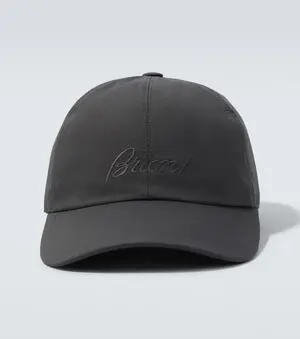 Brioni Embroidered Baseball Cap - Grey