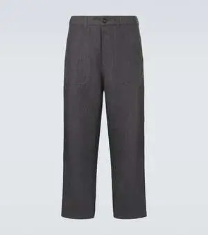 Brunello Cucinelli Linen Straight Pants