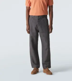 Brunello Cucinelli Linen Straight Pants