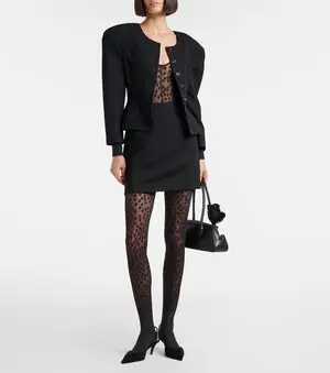 Wolford Sweet Dots Sheer Catsuit - Black