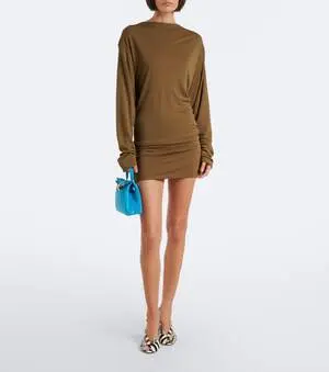 Jacquemus Valérie Small Suede Top-handle Bag - Blue