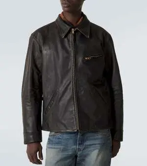 Ralph Lauren Lynton Leather Biker Jacket