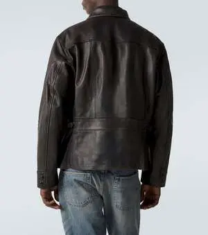 Ralph Lauren Lynton Leather Biker Jacket