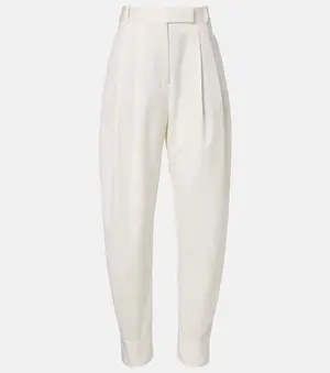 RÓHE Wool-blend Barrel-leg Trousers