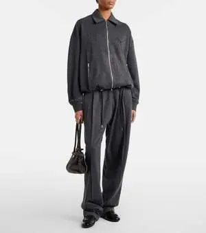 Prada Wool And Cashmere Blouson Jacket