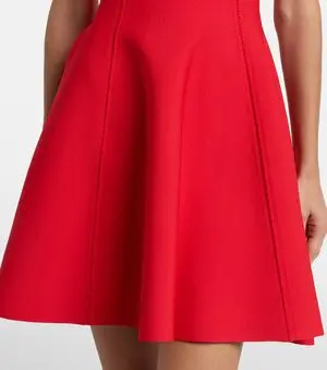 Alexander McQueen Faille Minidress