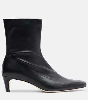 Staud Wally Leather Ankle Boots