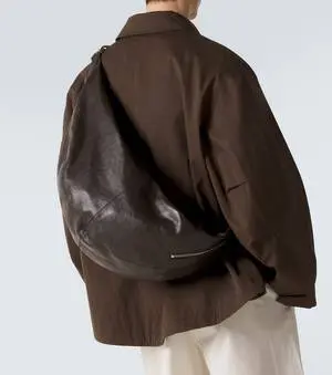 LEMAIRE Quiver Clip Leather Shoulder Bag