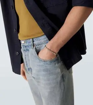 Saint Laurent Logo Chain Bracelet - Silver