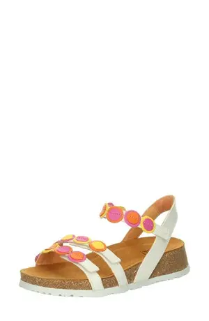 Think! Koak Ankle Strap Sandal Bianco/kombi