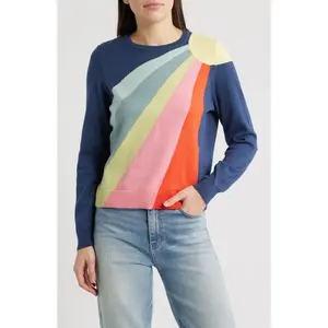 Marine Layer Cotton Crewneck Sweater - Sunbeam