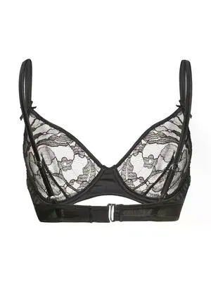 FLEUR DU MAL Magnolia Lace Unlined Demi Bra