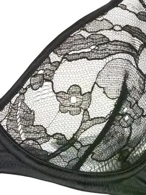 FLEUR DU MAL Magnolia Lace Unlined Demi Bra