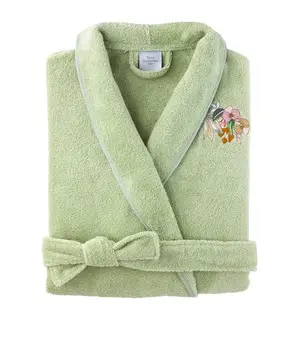 YVES DELORME Cotton-modal Orchidee Bathrobe