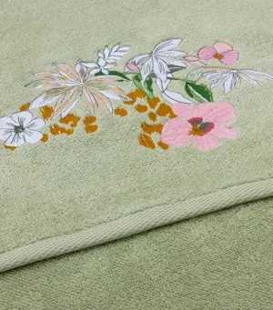 YVES DELORME Embroidered Orchidee Bath Mat