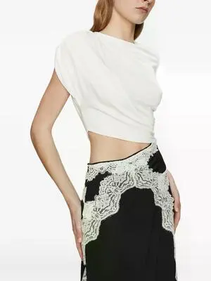 Christopher Esber Twisted Lace Tee Dress