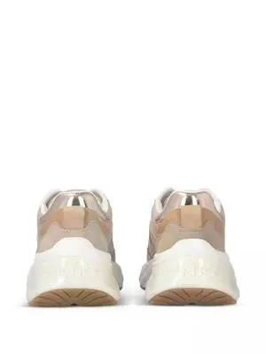 Pinko Logo Detail Lace-up Sneakers - Neutrals