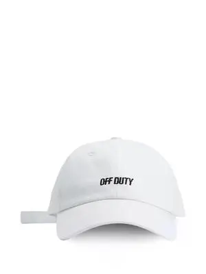 OFF DUTY Neith Logo Baseball Cap - White