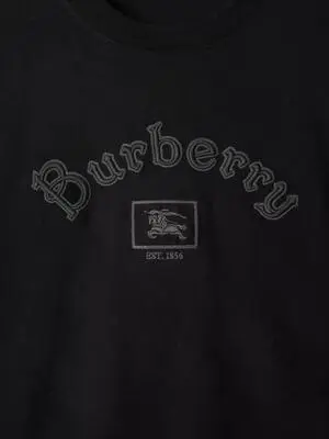 Burberry Embroidered Logo Sweatshirt