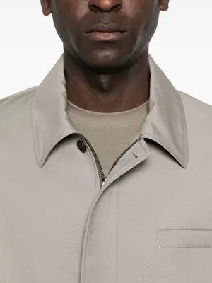 Emporio Armani Wool Jacket - Grey