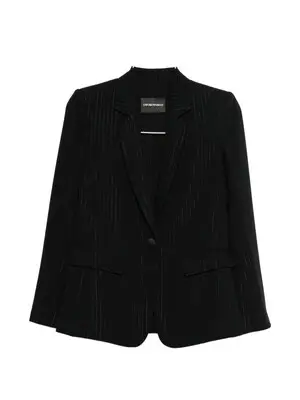 Emporio Armani Pinstripe Single-breasted Blazer