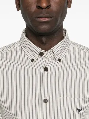 Emporio Armani Striped Cotton Shirt
