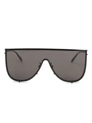 Alaïa Metal Mask Sunglasses - Black