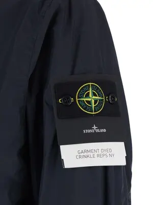 Stone Island Zipped Blouson Jacket - Blue