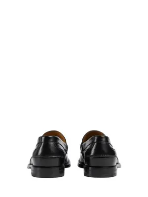Gucci Leather Loafers - Black