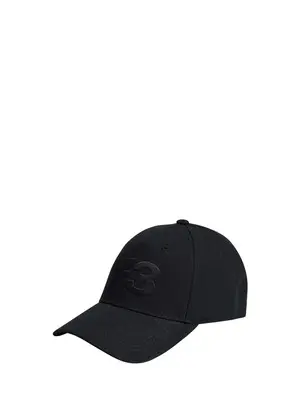 Y3 Logo Baseball Cap - Black