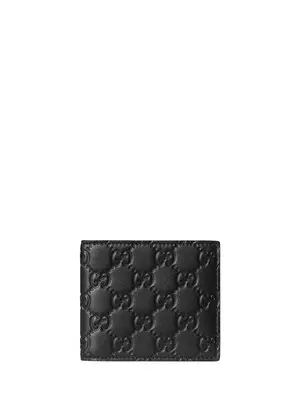 Gucci Gg Emblem Bi-fold Wallet - Black