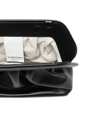 THEMOIRE Bios Vegan Leather Clutch - Black