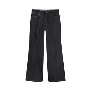 JIL SANDER Leather Detail Jeans