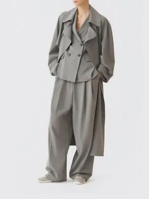 Fabiana Filippi Tailored Wide Leg Pants - Grey