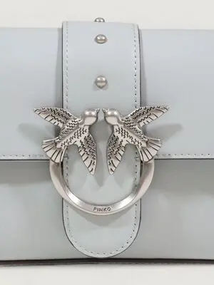 Pinko Mini Bag With Bird Clasp - Dust