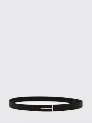TOM FORD Reversible Leather T Logo Belt Brown