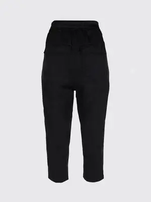 Rick Owens Drawstring Cropped Trousers - Black