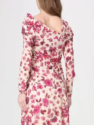 Isabel Marant Étoile Off-the-shoulder Floral Print Blouse - Pink