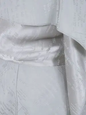 MAISON MARGIELA Draped Off-shoulder Top - Grey