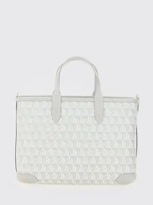 ANYA HINDMARCH I Am A Plastic Bag Wink" Coated Cotton Tote - Grey