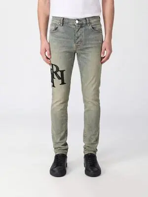 Amiri Distressed Logo Jeans