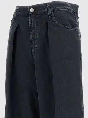 HAIKURE Pleated Wide-leg Jeans - Grey