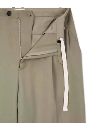 STUDIO TOMBOY Pintuck Detail Trousers - Neutrals