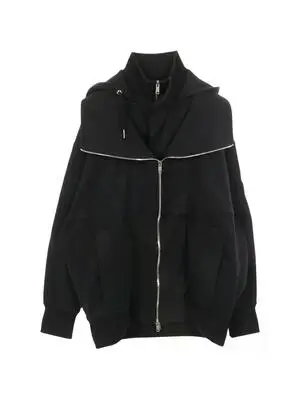 Givenchy Layered Zip-up Hooded Jacket