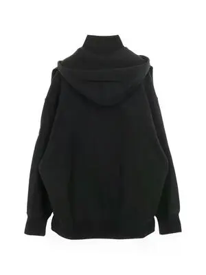 Givenchy Layered Zip-up Hooded Jacket