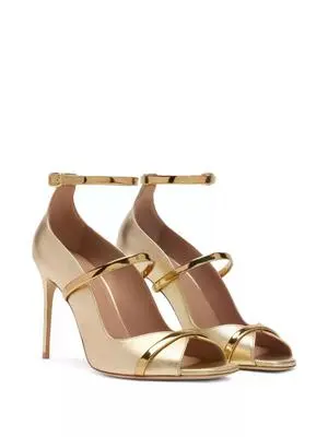 MALONE SOULIERS Cynthia Leather Sandals - Gold