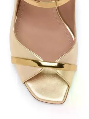 MALONE SOULIERS Cynthia Leather Sandals - Gold