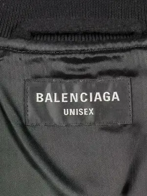 Balenciaga Logo-embroidered Bomber Jacket
